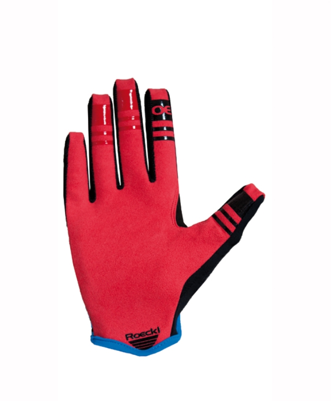 Cyklistické dlouhoprsté rukavice Roeckl® Mango black-blue | Cyklotrading